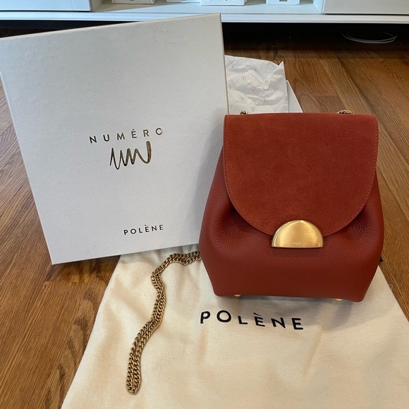 Polene | Bags | Polene Terracotta Bag With Gold Detail | Poshmark